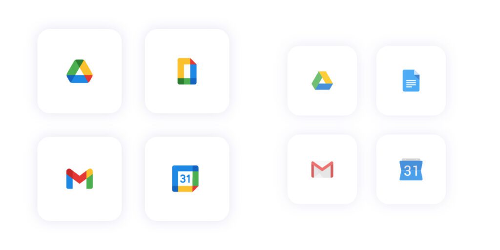 Get New Icons for Google Workspace and Facebook Messenger