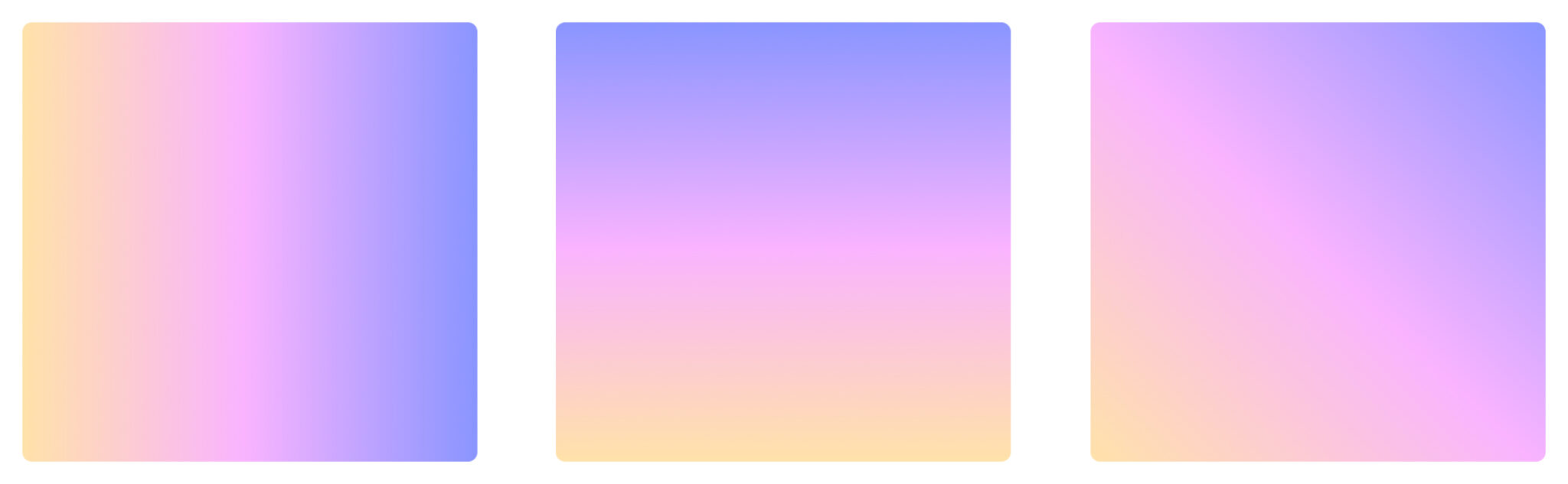 Types of gradients and how to use them